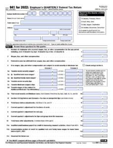 What is form 941 and where to mail it? - California Business Lawyer ...