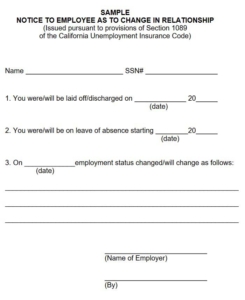 California Termination Checklist - California Business Lawyer ...