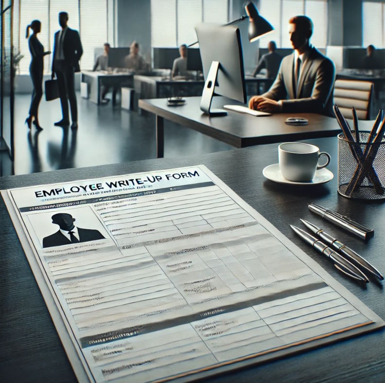 Employee Write Up Form: HR Best Practices - California Business Lawyer ...