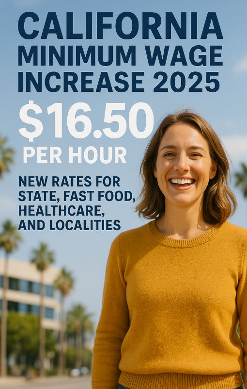 California Minimum Wage Increase 2025: New Rates for State, Fast Food ...