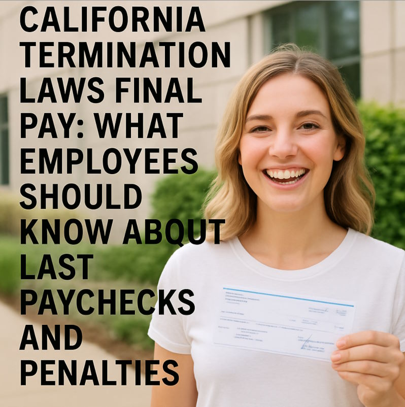 California Termination Laws Final Pay: What Employees Should Know About ...