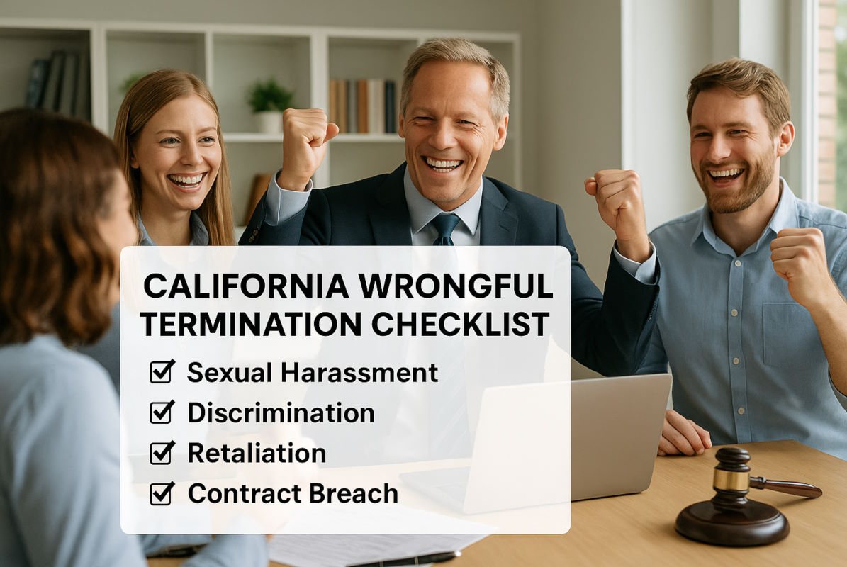 California Wrongful Termination Checklist: A Full Guide to Employee Rights and Legal Protections ...