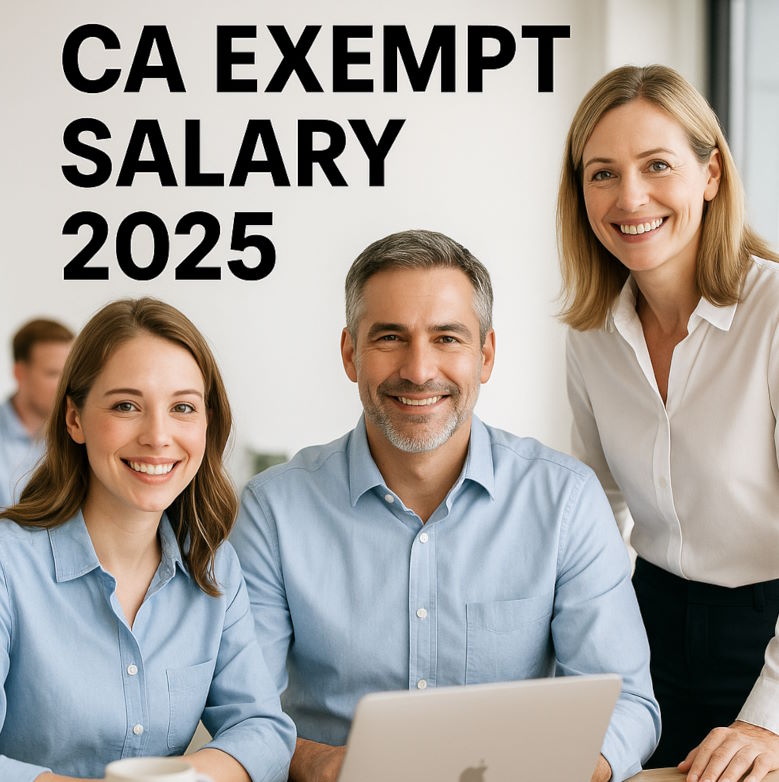 CA Exempt Salary 2025: Minimum Wage and Exemption Updates for ...