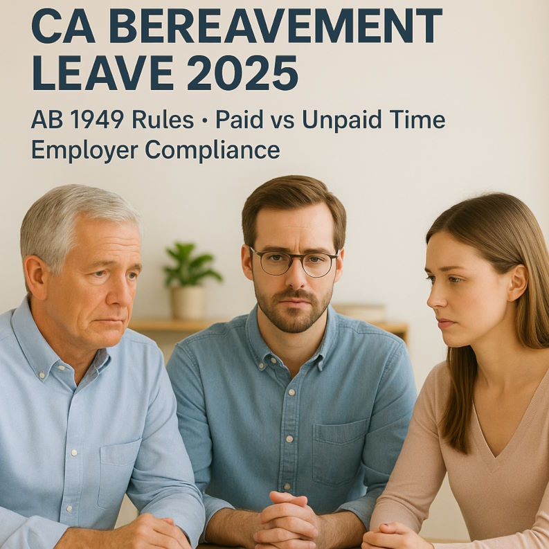 CA Bereavement Leave 2025: AB 1949 Rules, Paid vs Unpaid Time, and ...