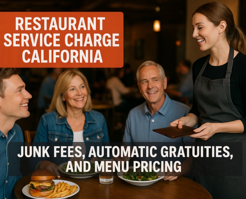 Restaurant Service Charge California: SB 478 Rules for Junk Fees, Automatic Gratuities, and Menu ...